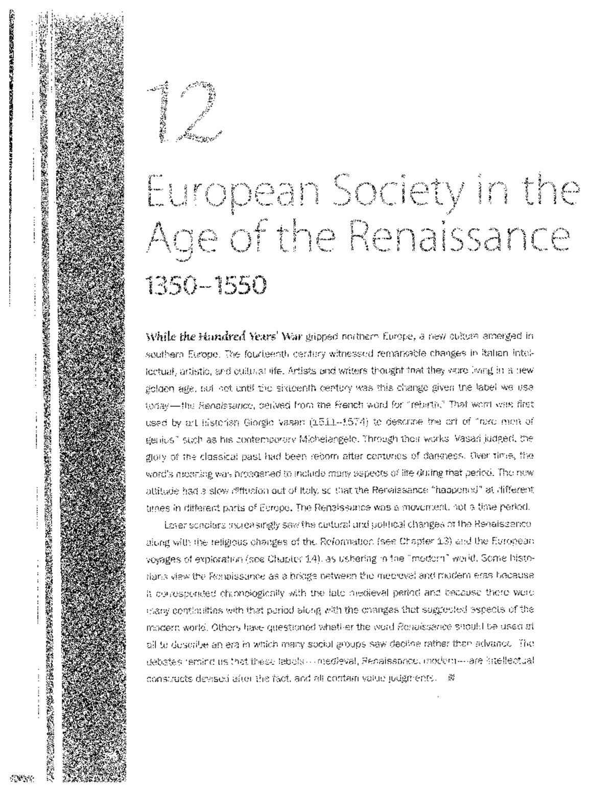 Ch.+12+History+of+Western+Society+-+Renaissance - 12 European Society ...