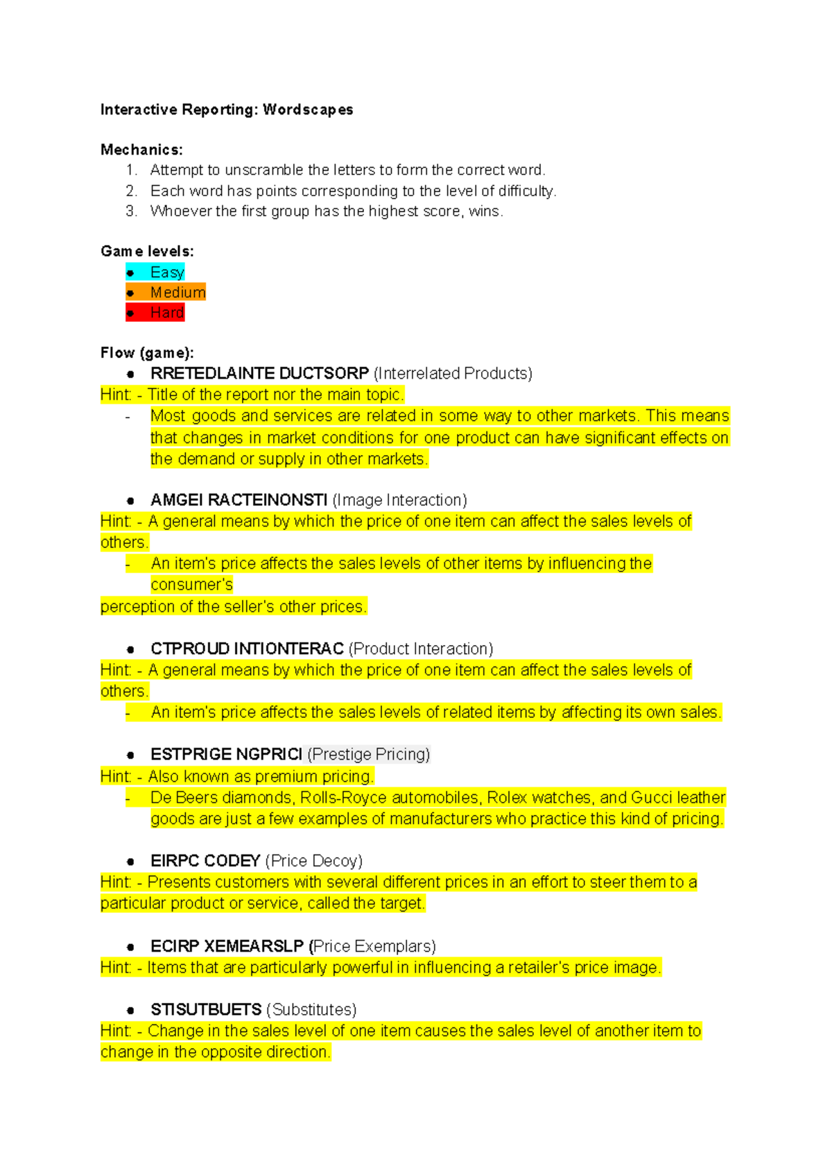 Interactive Reporting Wordscapes - Interactive Reporting: Wordscapes ...