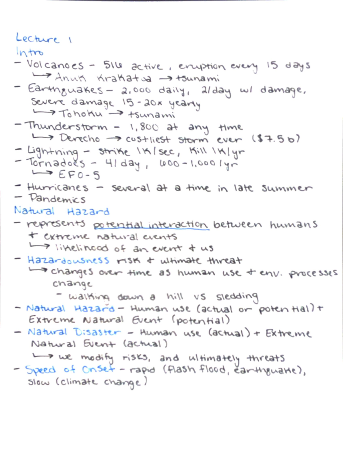 Week 1 Lecture And Assigned Reading Notes Lecture I Intro Volcanoes