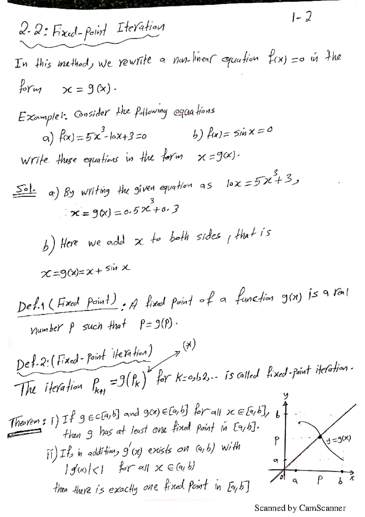 Ch. 2 (Sec 2.2+Sec 2.3)- Fixed-Point+Newton+Secant methods 2 ...