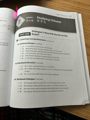 L9 2WB - Lesson 9 Integrated Chinese Part 2 Workbook - CI 102 - Studocu
