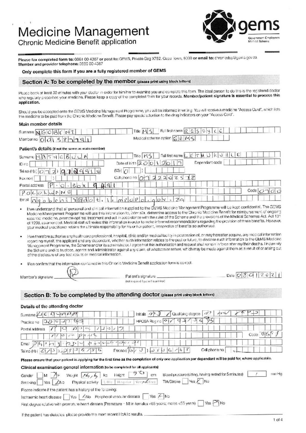 Chronic benefit application - AUE2602 - Studocu