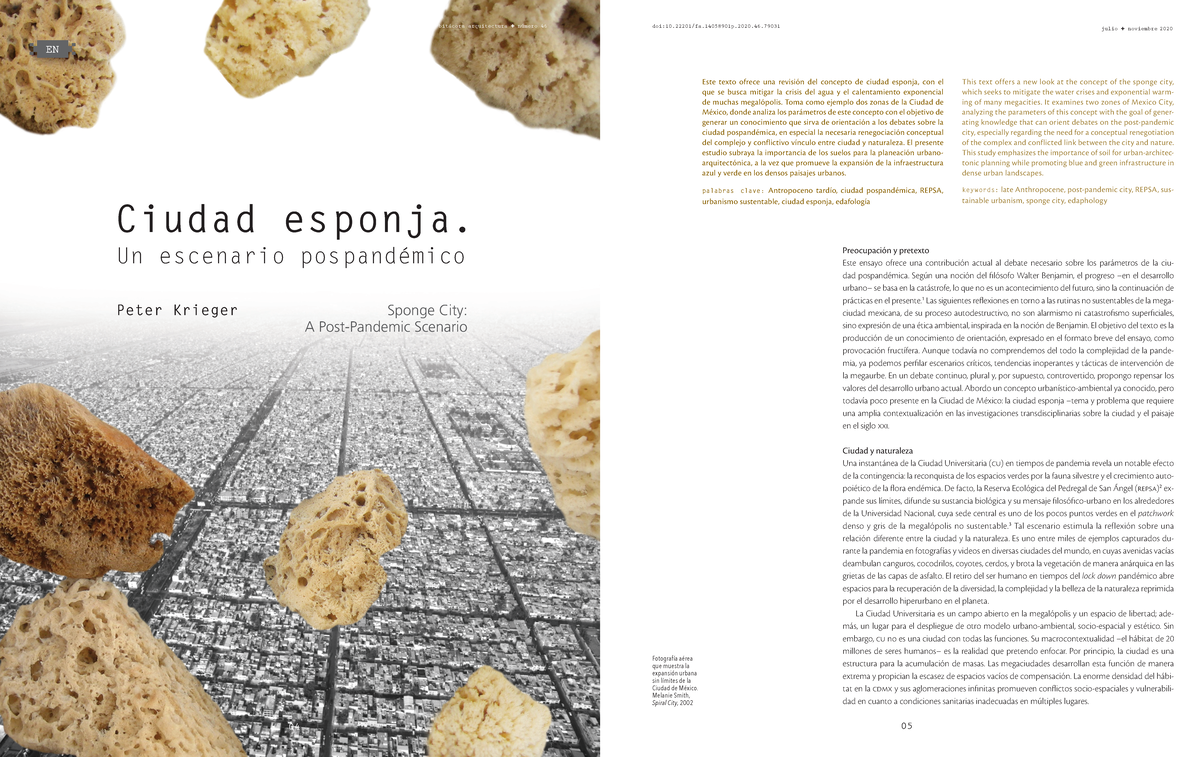Ciudad esponja - libro básico para urbanismo - bitácora arquitectura + número 46 05 Ciudad ...
