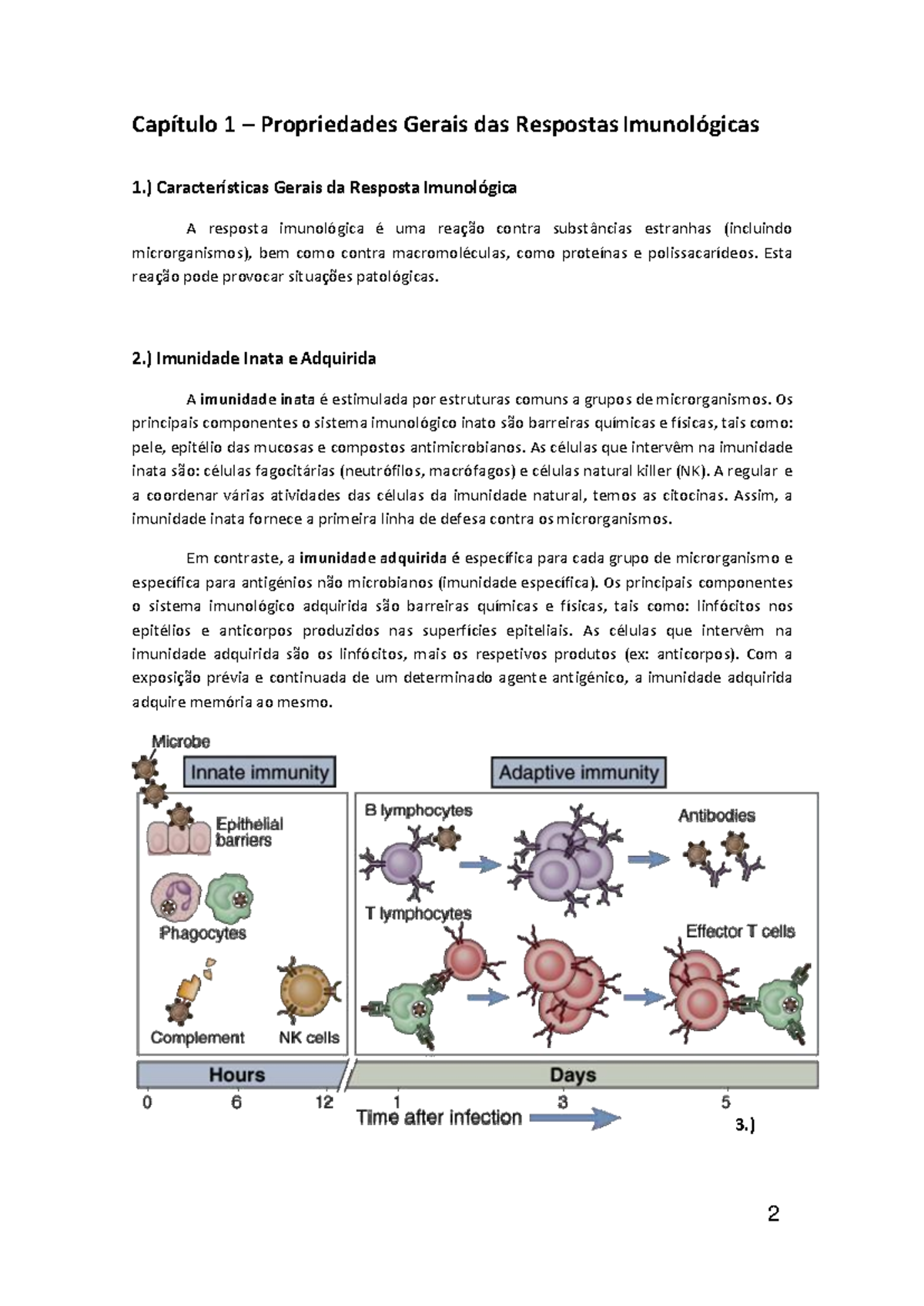Imunobiologia - Apontamentos das aulas. - Warning: TT: undefined function: 32 Warning: TT ...
