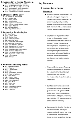 Structure of a Human Body - PE01: MOVEMENT ENHANCEMENT 1 nd SEMESTER S ...