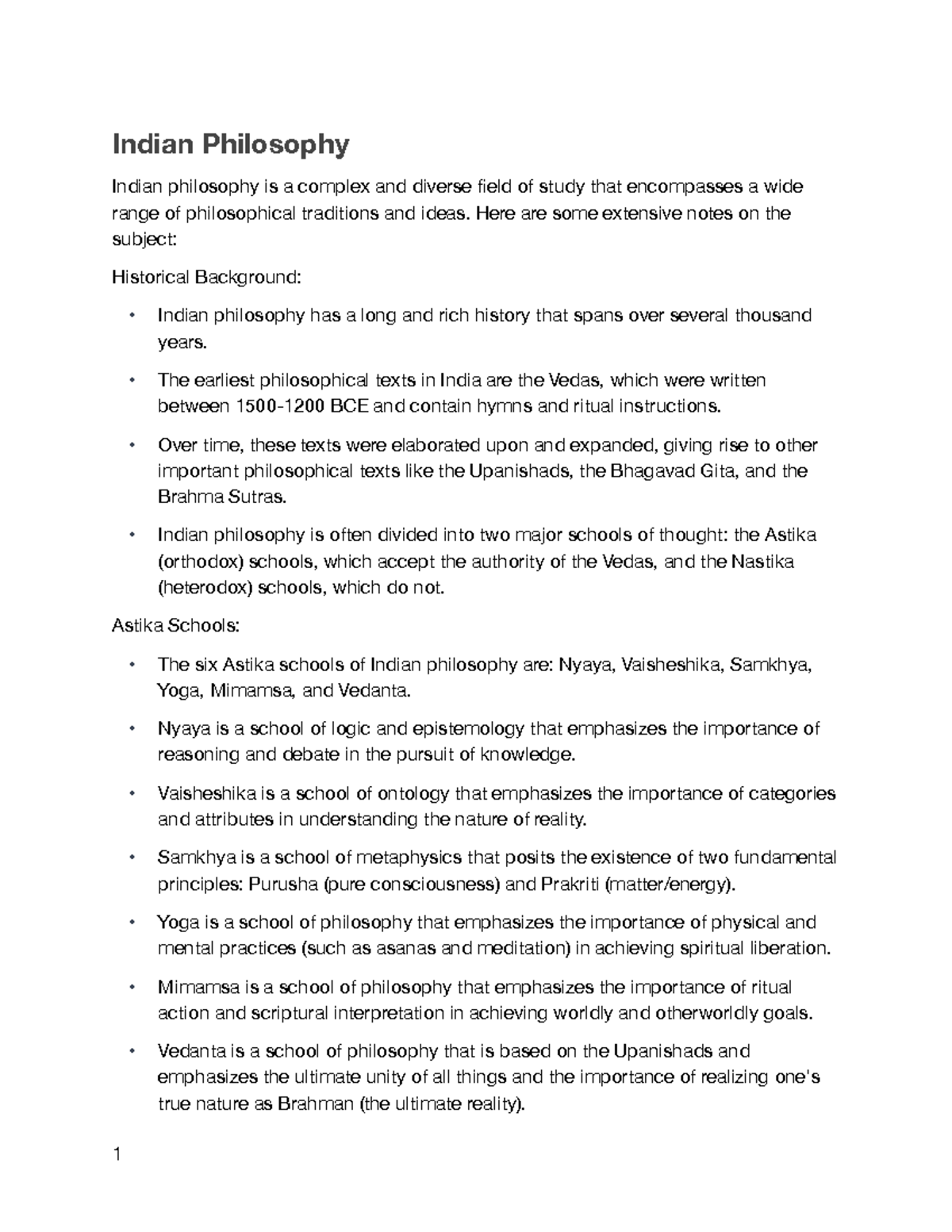 Indian Philosophy - Indian Philosophy Indian philosophy is a complex ...