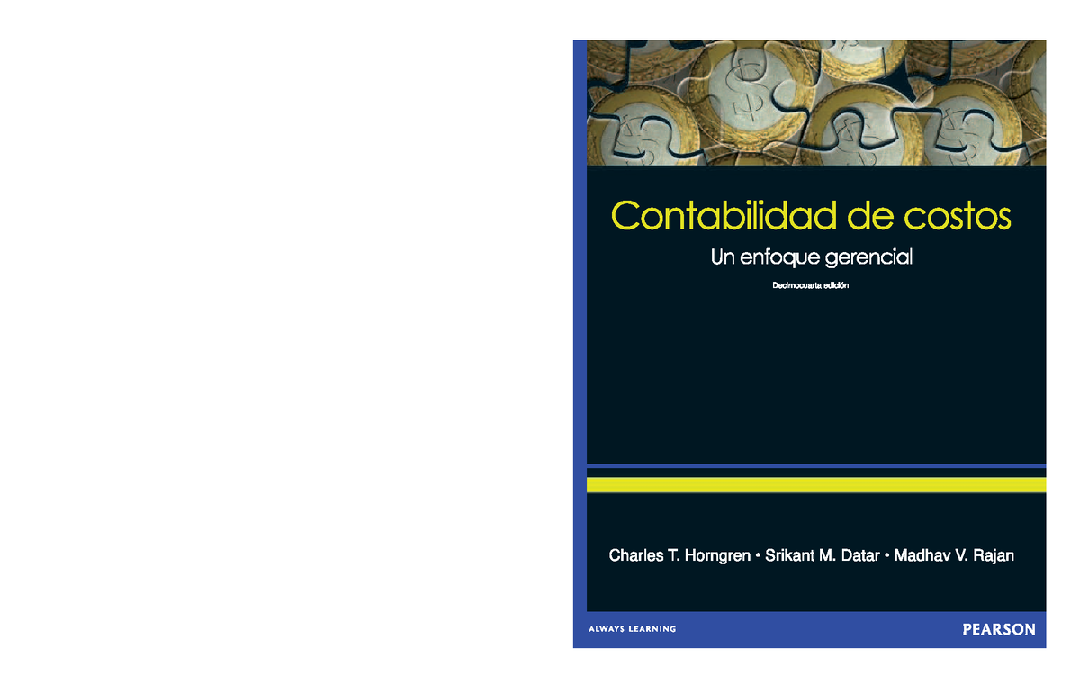 Contabilidad de Costos- Horngren - Authorized translation from the English language edition ...