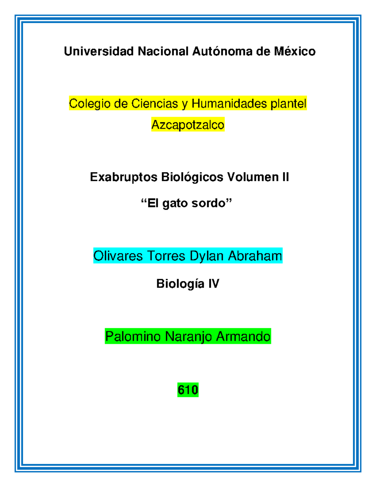 Exabruptos Dylan 610 - Hdhdj - Universidad Nacional Autónoma de México ...