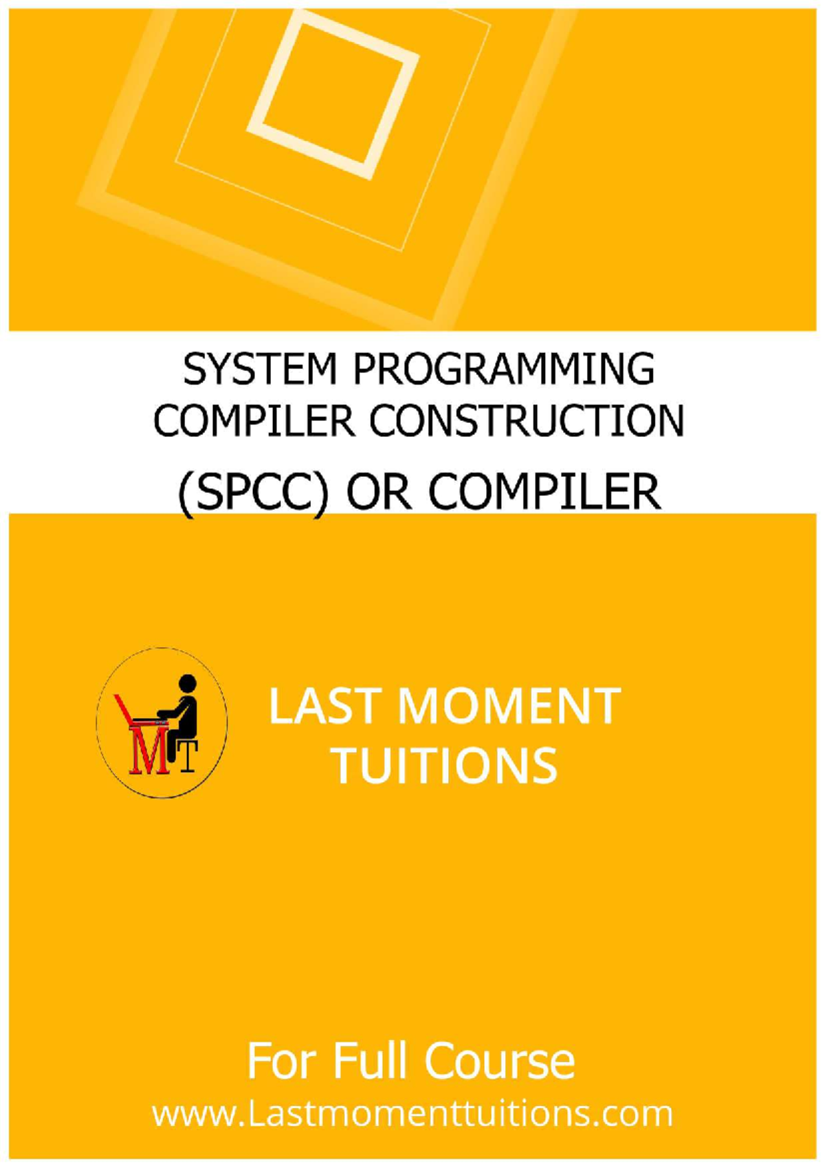 Spcc Sample Notes System Programming Compiler Construction Spcc Or