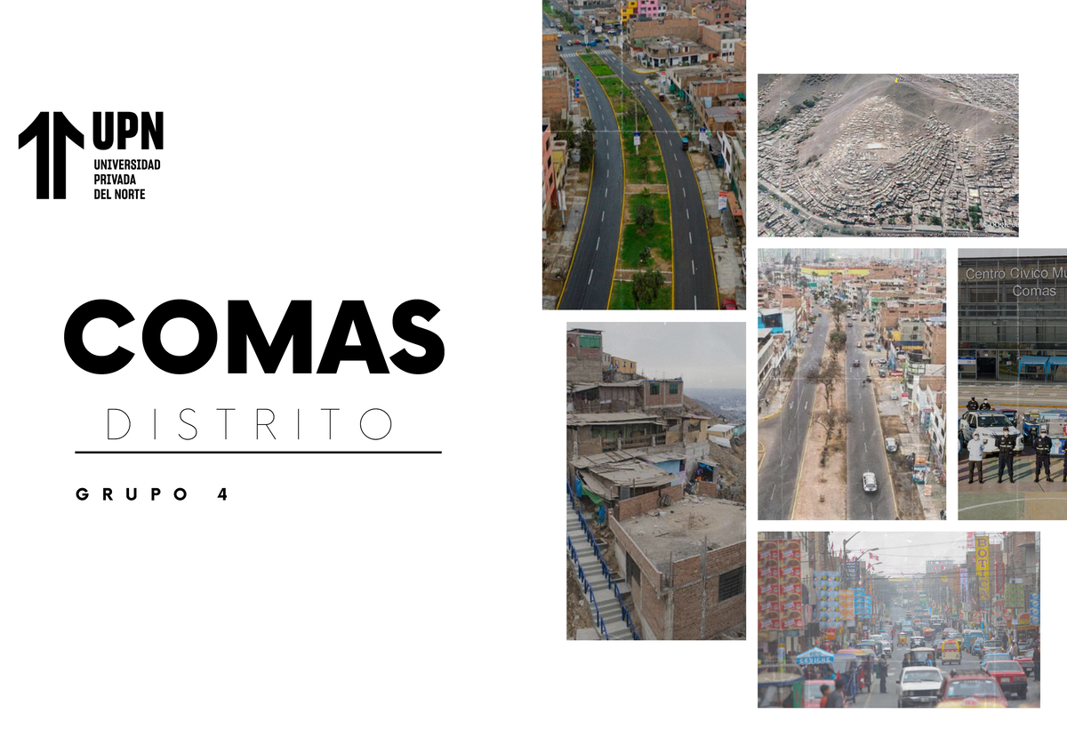 Análisis Urbano Comas Grupo 06 - G R U P O 4 COMAS D I S T R I T O ...