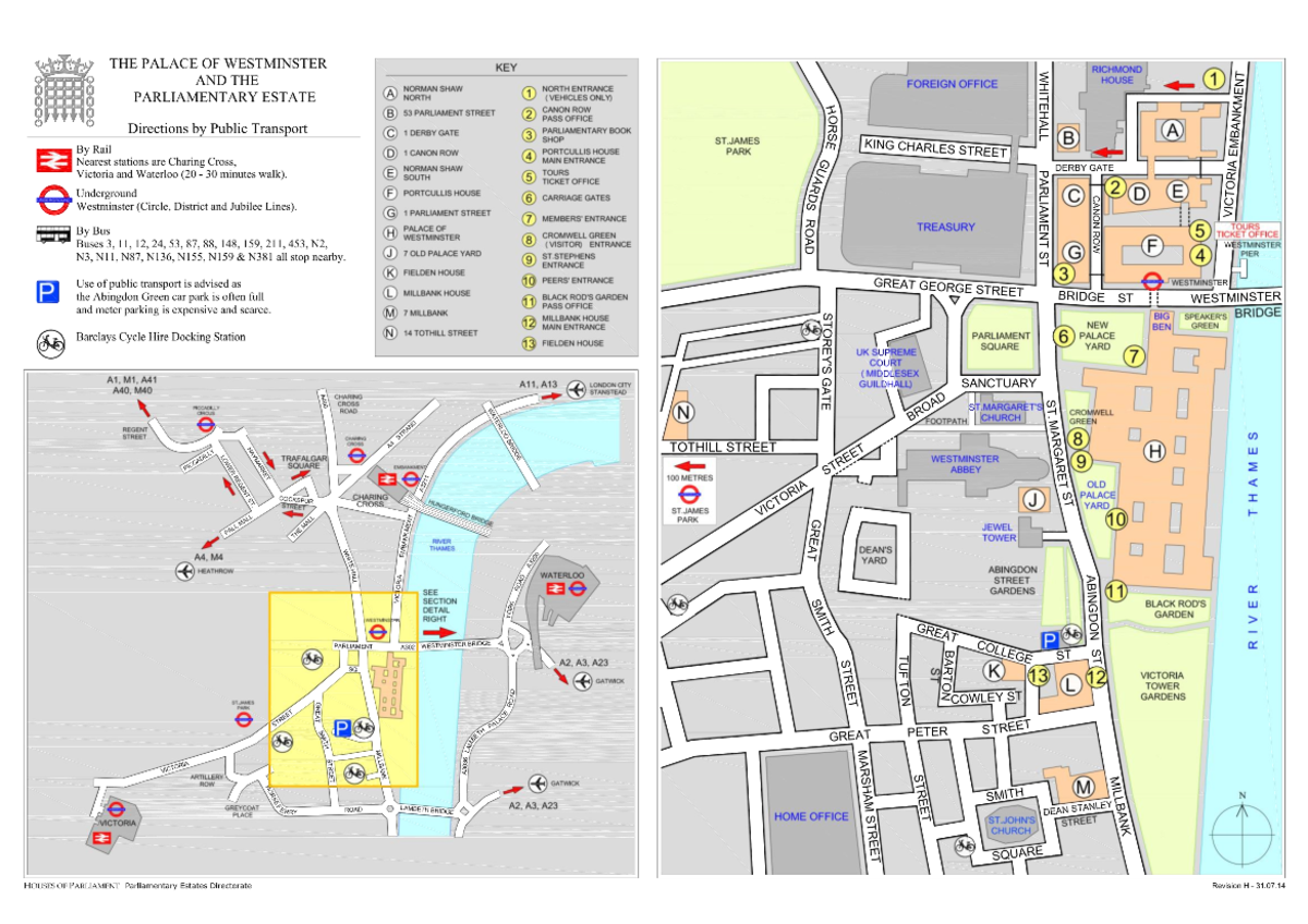 Map of the Parliamentary Estate - DSS5ICP - Studocu