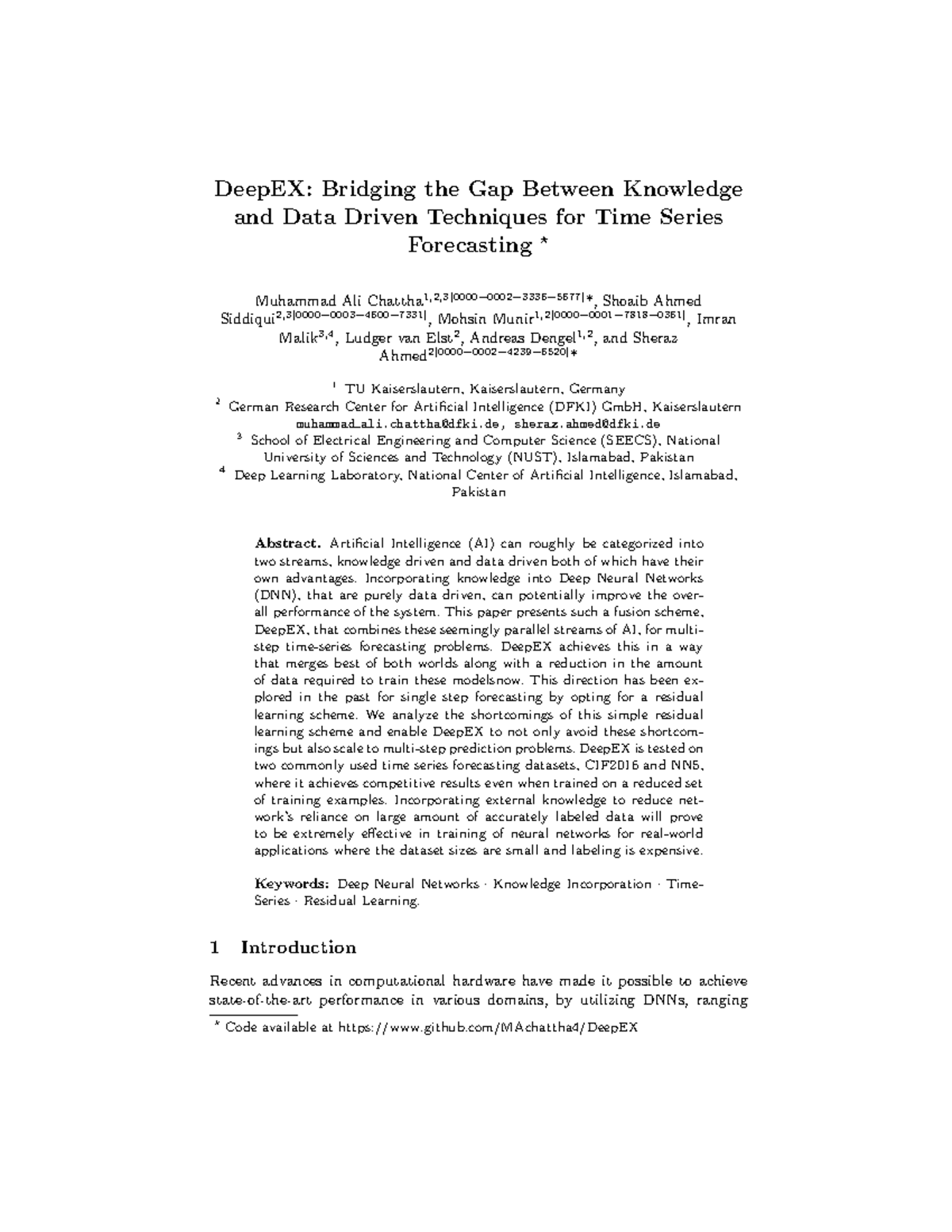 Deep EX Bridging the Gap Between Knowledg - DeepEX: Bridging the Gap Between Knowledge and Data ...
