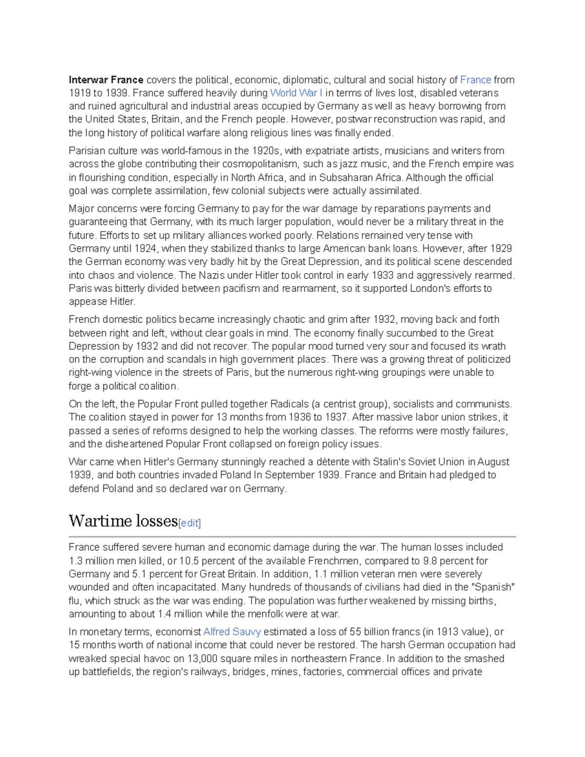 Interwar France - n/a - Farreras-Rozman. Medicina Interna + acceso ...