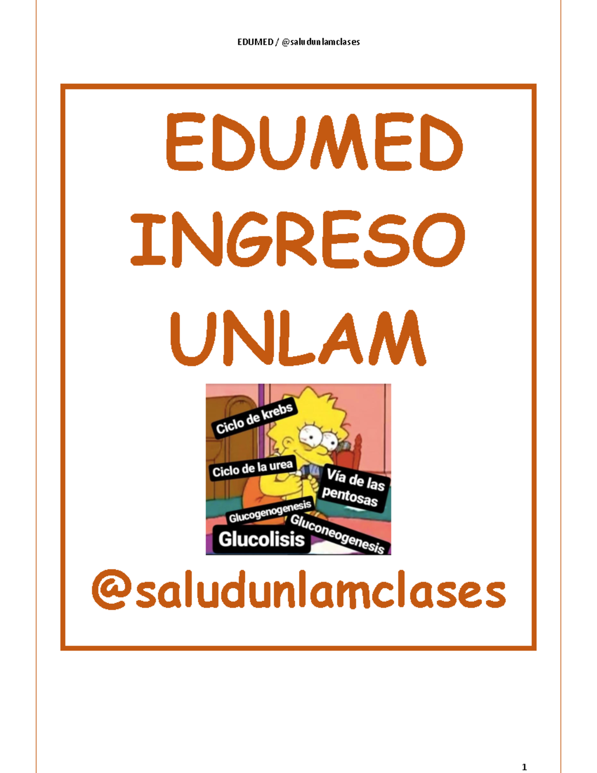 Edumed 2020 resumen de educación médica - EDUMED INGRESO UNLAM ...