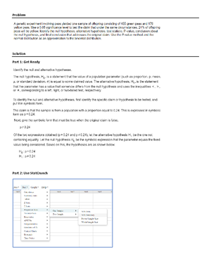 STAT201 Stat Crunch One-Sample T-test, Paired T-test and Independent T ...