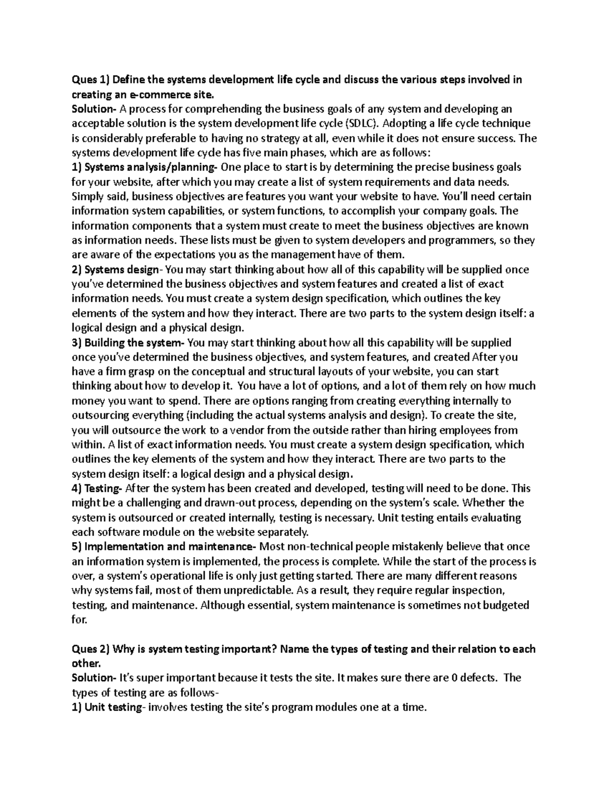 RQ-Chapter 4 - This contains the study questions. - Ques 1) Define the ...