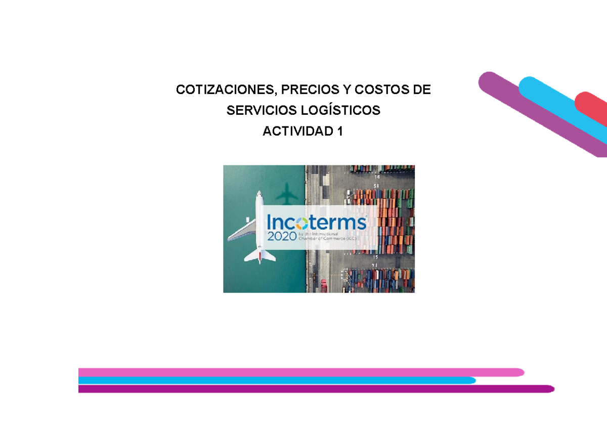 Incoterms EXW DDP - COTIZACIONES, PRECIOS Y COSTOS DE SERVICIOS ...