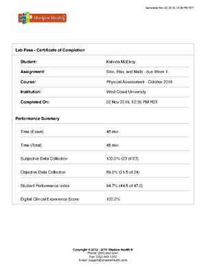Health Assess Tamika Shaw Abdomen - Module Report Simulation ...
