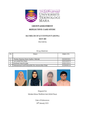 Draft MGT430 Assignment 2 - Organizational Behaviour - UiTM - Studocu