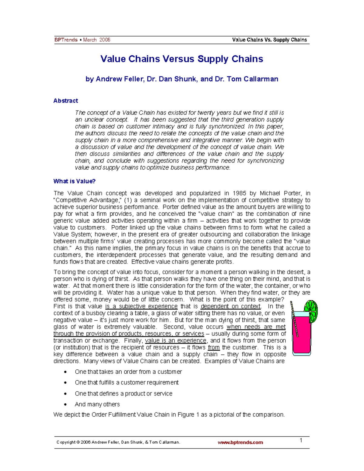 Valuechainvs - goodluck - Value Chains Versus Supply Chains by Andrew ...