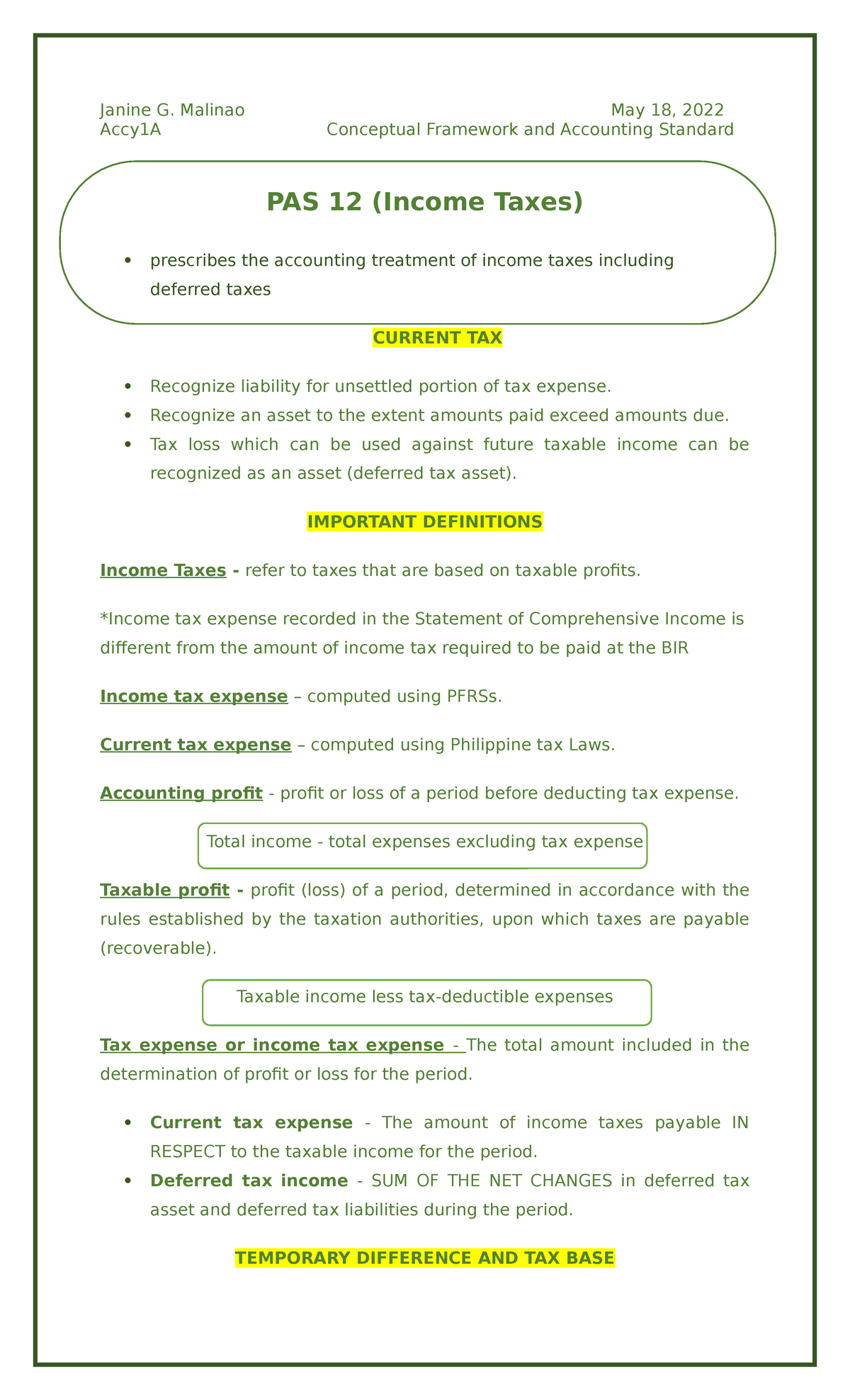 24 - PAS 12 (Income Taxes) - Janine G. Malinao May 18, 2022 Accy1A ...