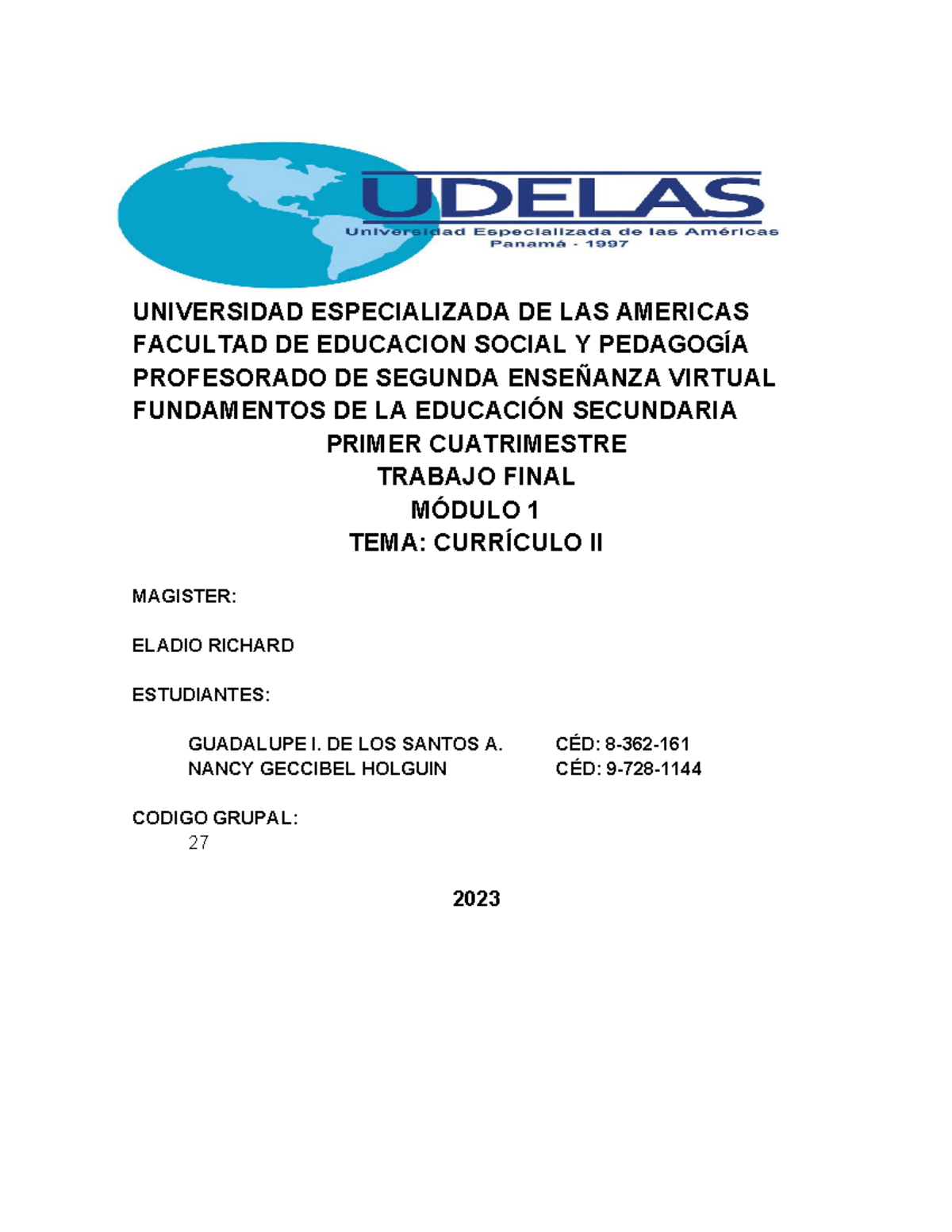 Currículo ll módulo 1 - curriculum todas las competencias requeridas ...