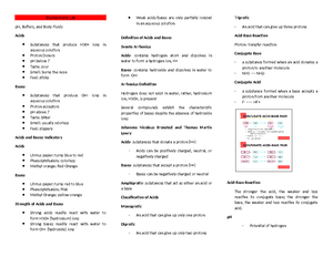 Biochemistry-LAB Module 1 Reviewer - BIOCHEMISTRY LABORATORY Module 1 ...