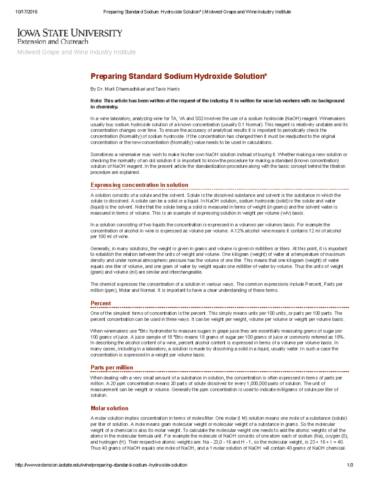 Preparing Standard Sodium Hydroxide Solution PDF - iastate/wine ...