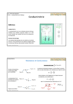 Cours Cinetique - Cinétique Chimique UE : Chimie des Solutions ECUE 1 ...