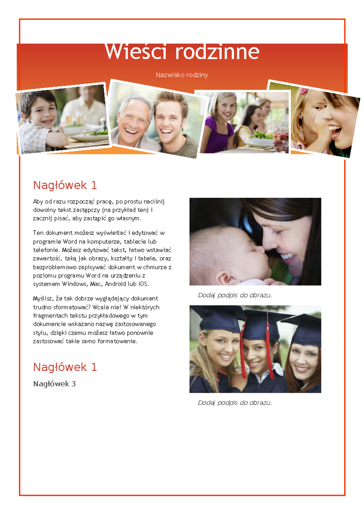 Nagłówek 1 - Materiały przydatne do Microsoft Worda - Nagłówek 1 Aby od ...