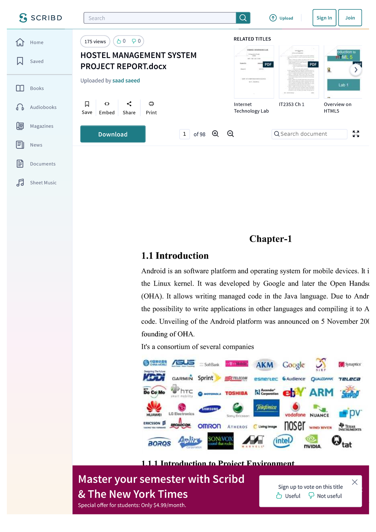 hostel management system - HOSTEL MANAGEMENT SYSTEM PROJECT REPORT ...
