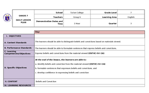 Sample Critique of a Lesson Plan - Running head: CRITIQUE OF A LESSON ...