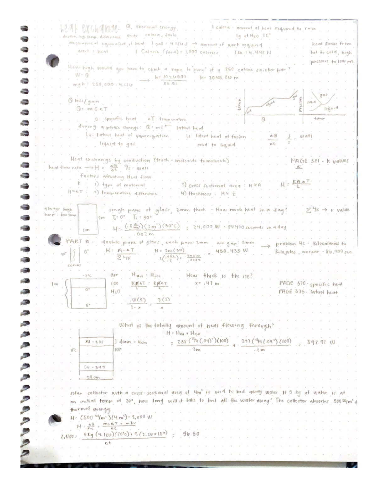 Physics 2 - Heat Exchange Notes - Studocu