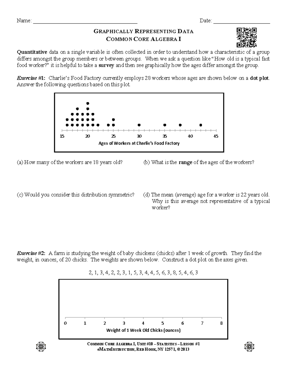 Ch11-1Graph Representing Data - Name ...
