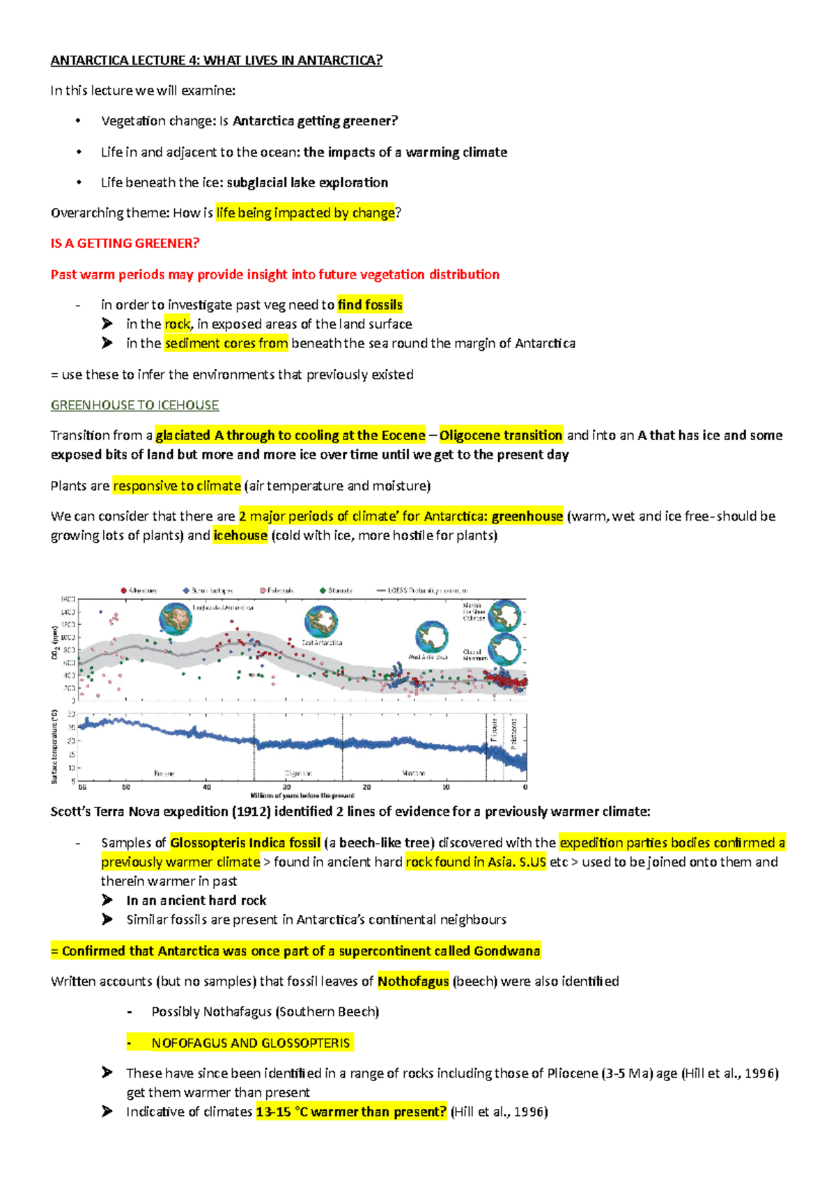 Antarctica Lecture 4 Notes WHAT Lives in Antarctica - ANTARCTICA ...