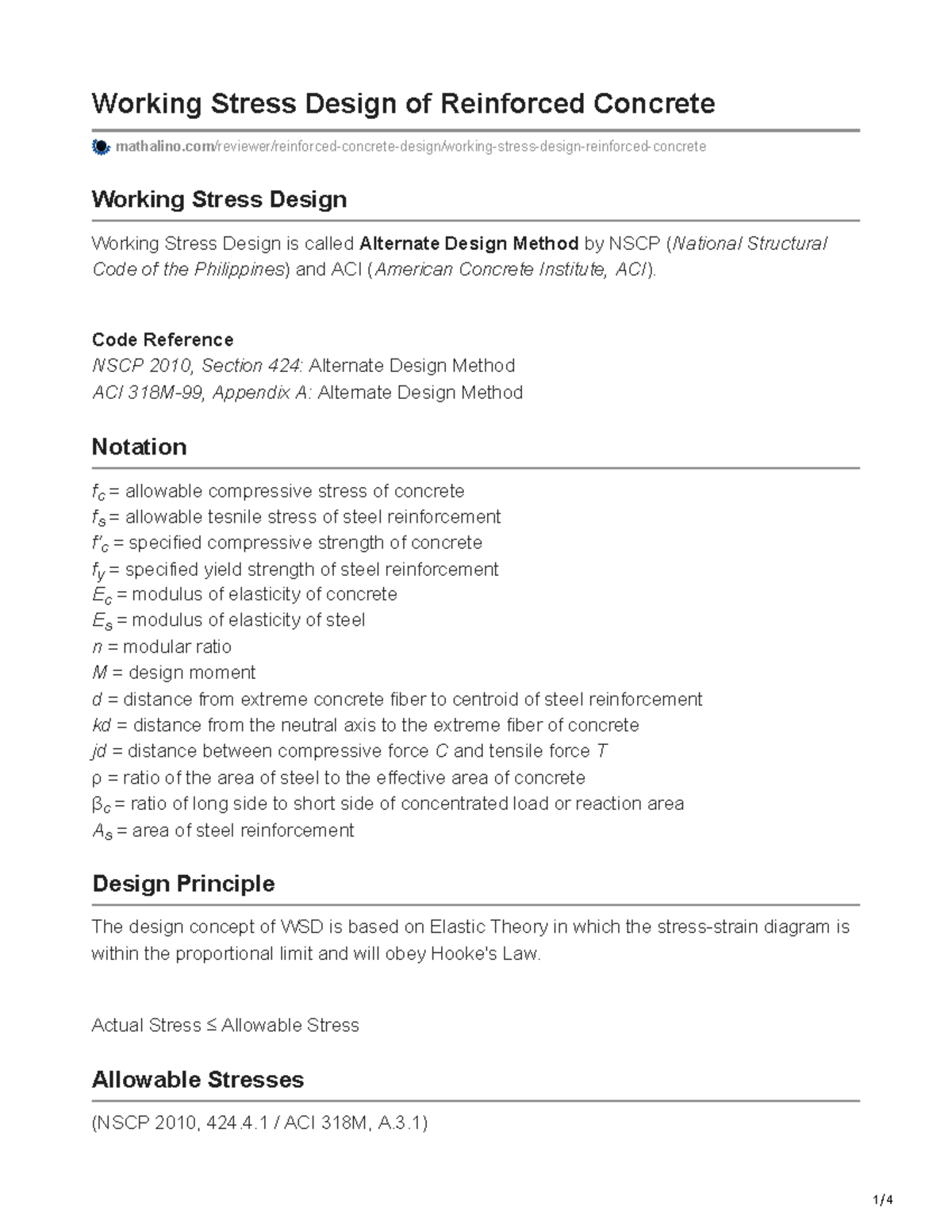 Mathalino.com-Working Stress Design of Reinforced Concrete - Working ...
