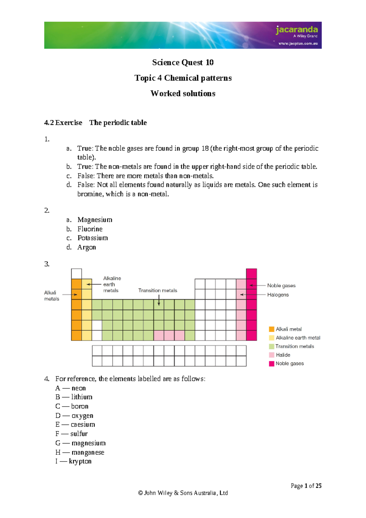 Sol-0453 - sds - Science Quest 10 Topic 4 Chemical patterns Worked ...