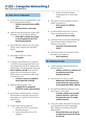 Review CN1 mid - Notes - What is a device that connects multiple ...