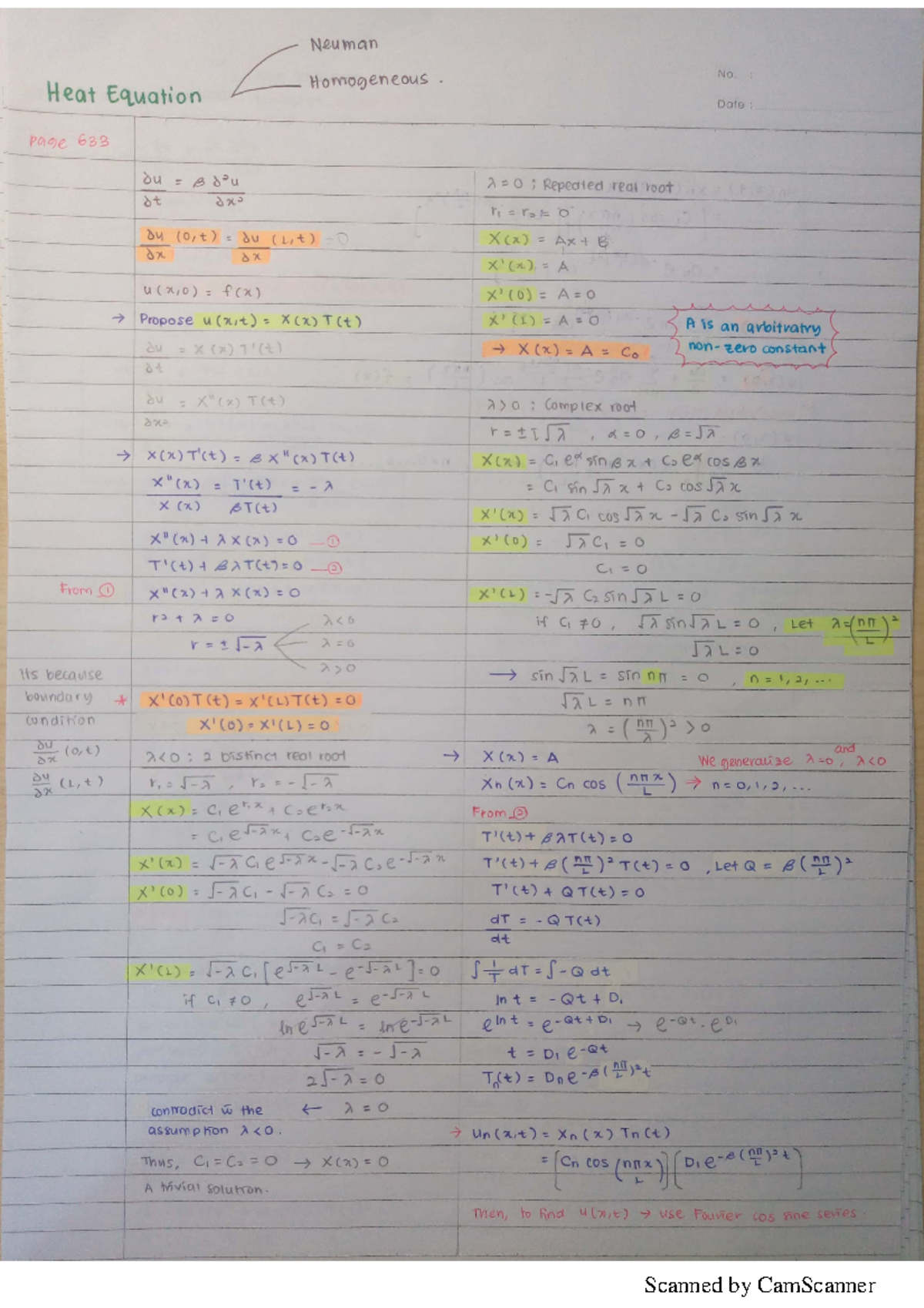 Notes AMM - Mathematical Methods - Studocu