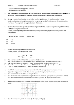 MTHS111 RG2 class notes 8 Jun - MTHS111 - Studocu