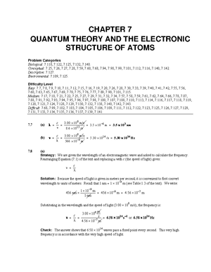 Chapter 1 - Raymond chang solutions - CHAPTER 1 CHEMISTRY: THE STUDY OF ...