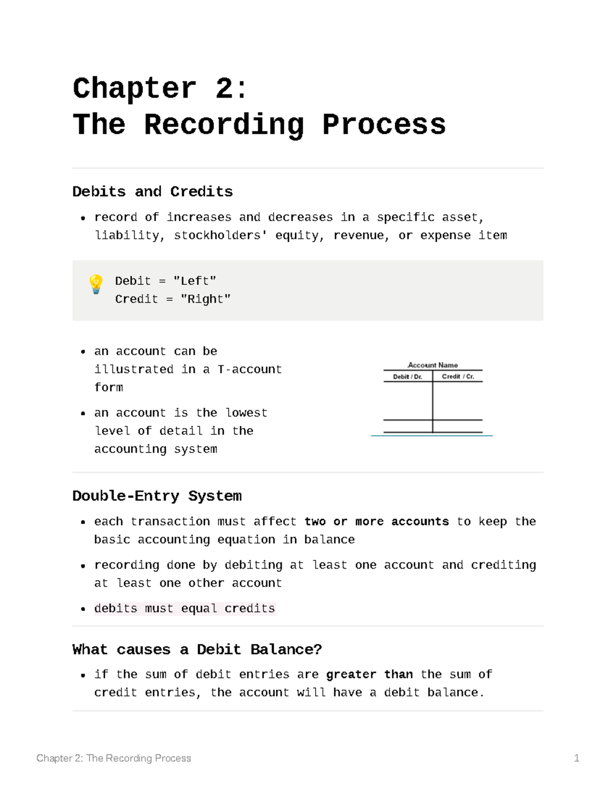 Chapter 2 The Recording Process - Chapter 2: The Recording Process ...