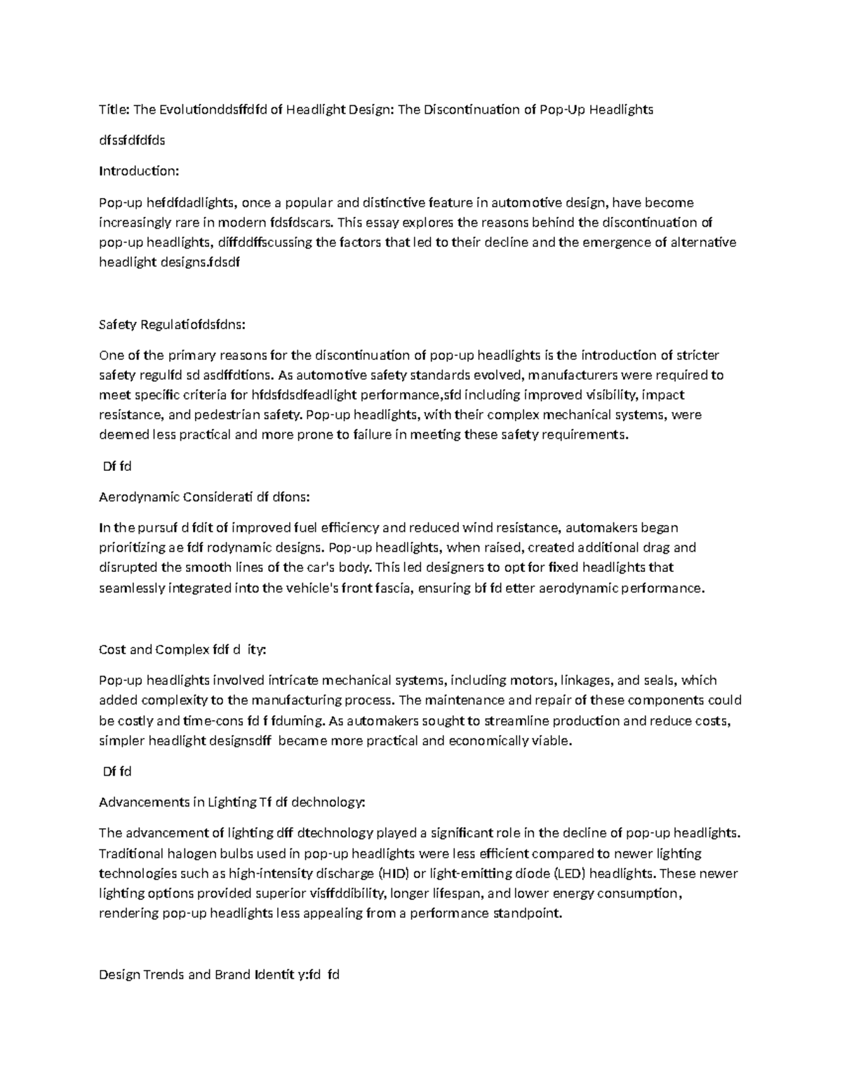 Essay 5 - sfd s dsff ds dsf sfdf sdf dsdf sf sdfds fsd dfs fds dfs ...