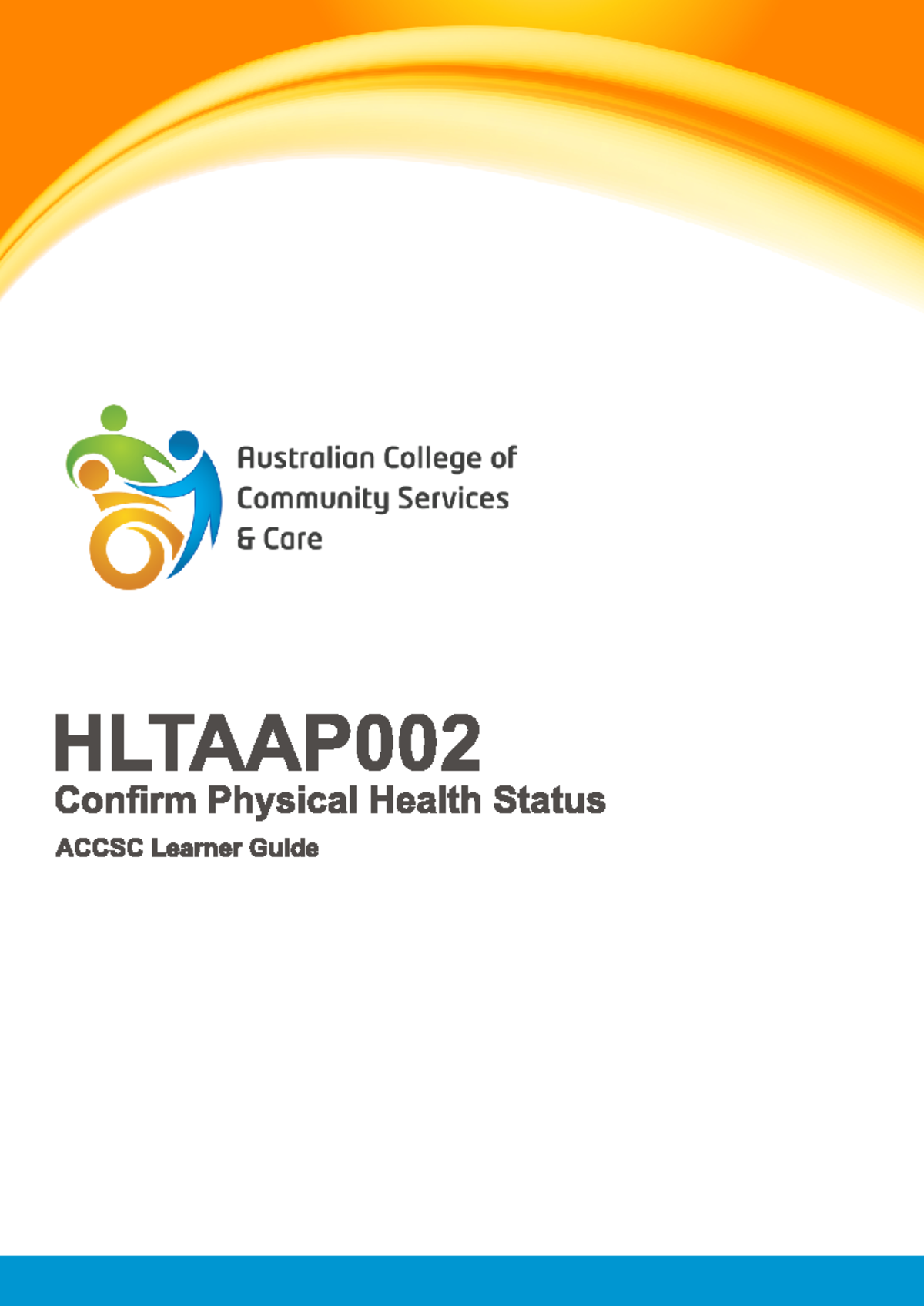 Accsc Hltaap 002 AH - Notes - HLT103 - 1. 2. 3. 4. 5. 6. 7. I III II ...