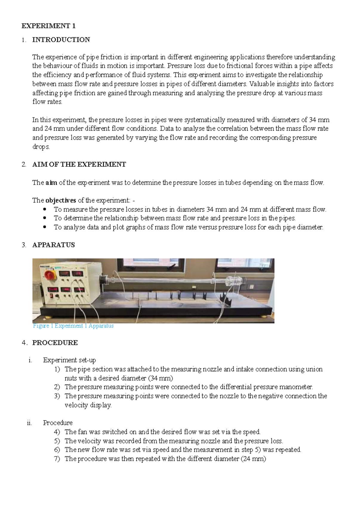 FMM3701 Prac Report Draft 1 - EXPERIMENT 1 1. INTRODUCTION The ...
