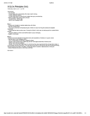 6 TLDP therapy notes - PSY 4670 Short Term Therapy 6/11/ Time-Limited ...