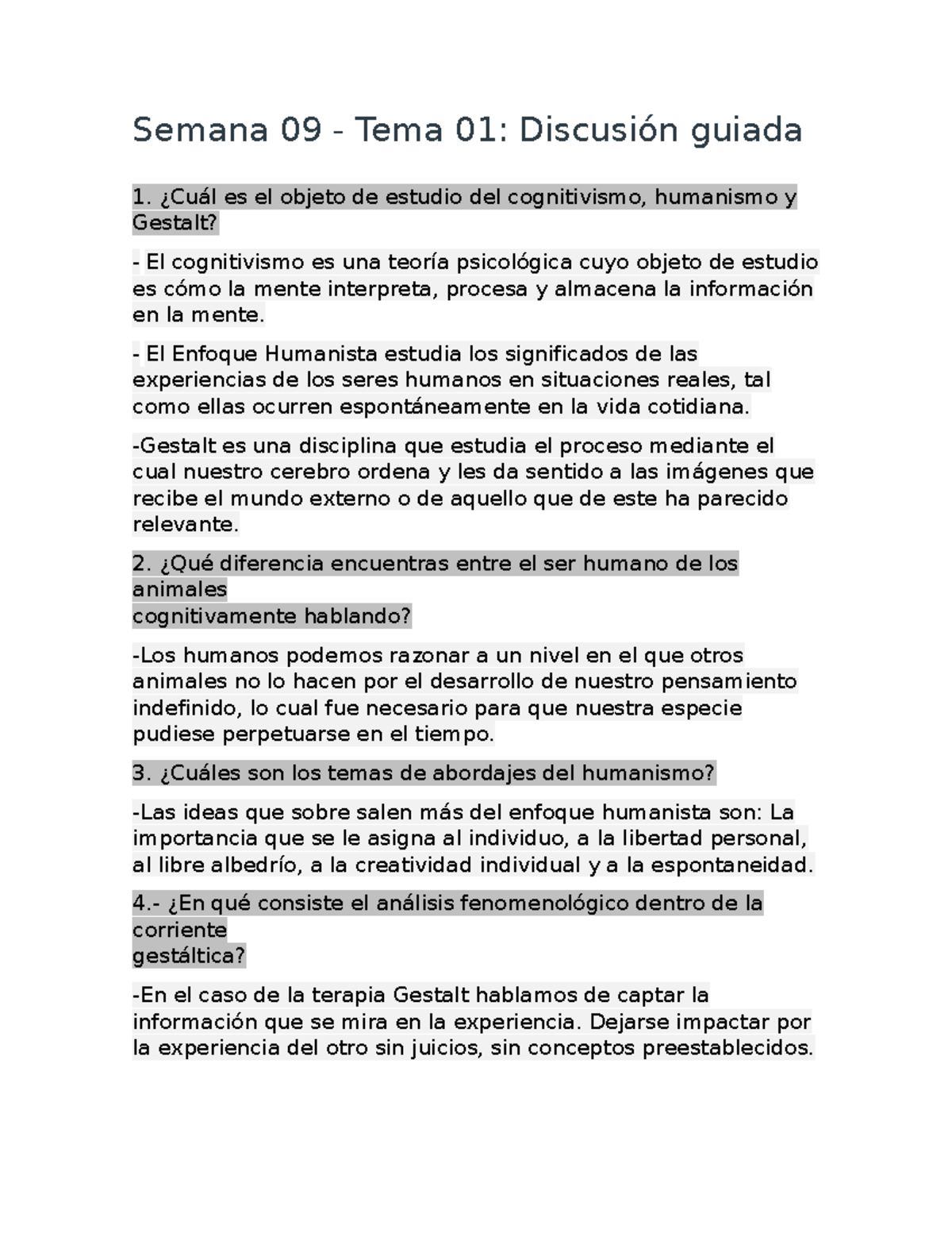 Semana 09 - Semana 09 - Tema 01: Discusión guiada 1. ¿Cuál es el objeto ...