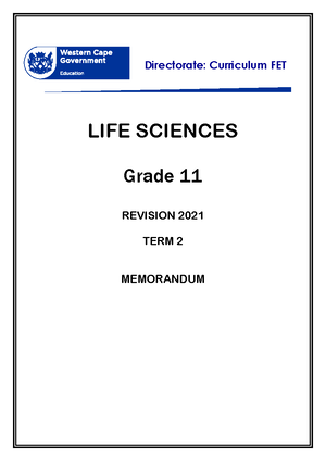 Gr.11 Life Sciences Remote learning workbook term 3 - LIFE SCIENCES ...