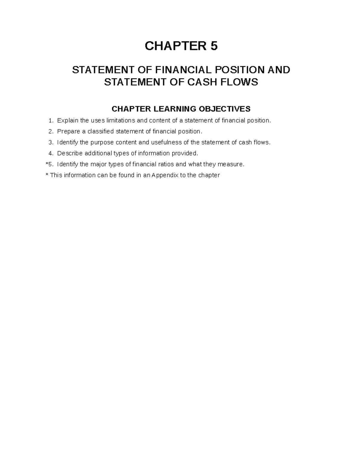 Ch05 - Financial Reporting and Accounting Standards - CHAPTER 5 ...
