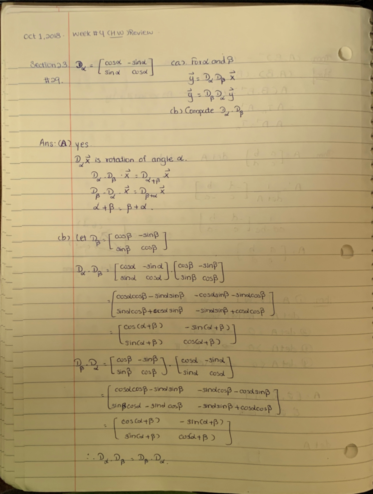2018 Linear Algebra Lecture Notes Week8 - 21:640:350 - Studocu